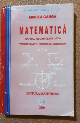 Manual de matematica pentru clasa a 9-a a IX-a trunchi comun - Mircea ...