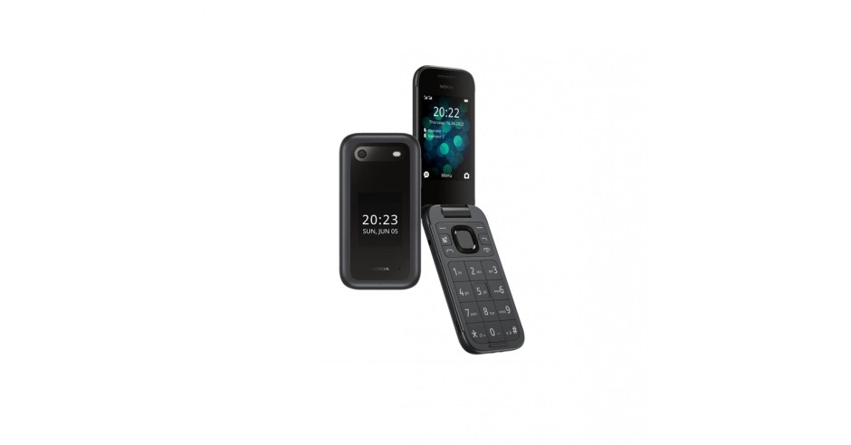 Telefon mobil Nokia 2660 Flip 4G cu ecran de 2,8 inchi (7,11 cm), negru ...