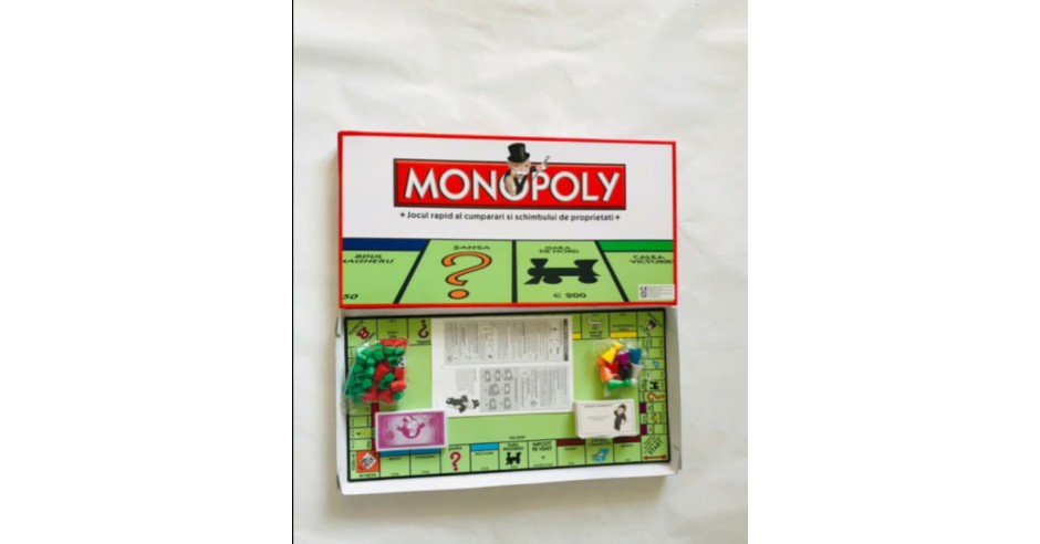 Monopoly in limba Romana clasic joc de socieae,joc educaiv | arhiva ...