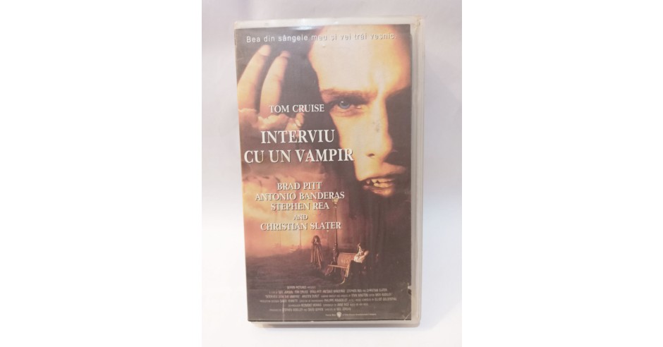 Caseta video VHS originala film tradus Ro - Interviu cu un Vampir ...