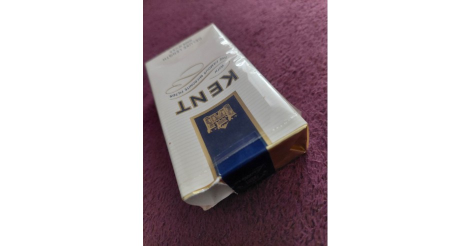 Reclama veche,PACHET vechi TIGARI"KENT"DELUXE 100s-NEcartonat-gol-MADE ...