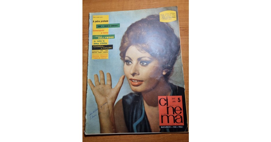 Cinema mai 1964-george vraca,sarutul emanoil petrut,dina cocea,gheorghe ...