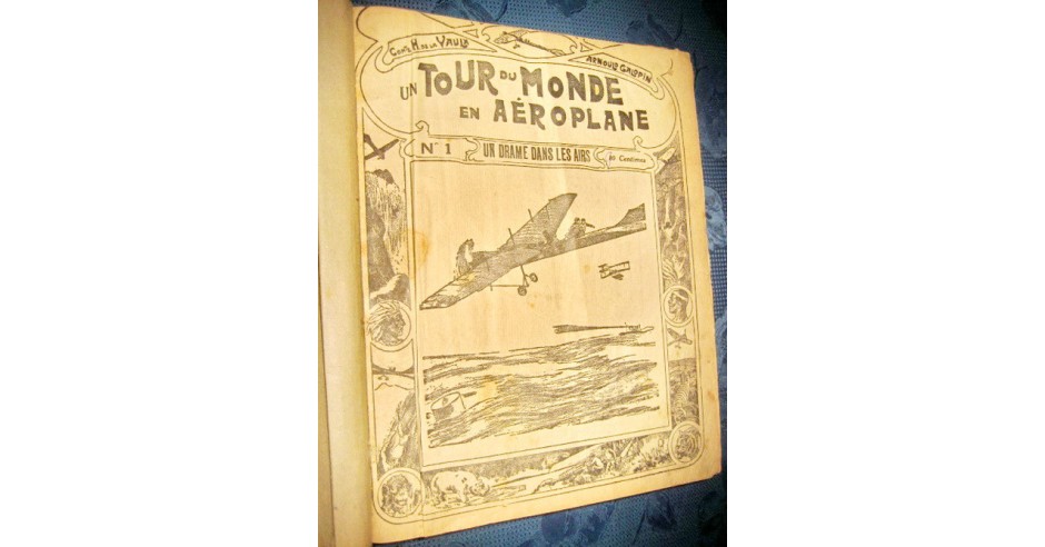 3183-Turul lumii cu aeroplanul-Album de reviste vechi cercetari ...