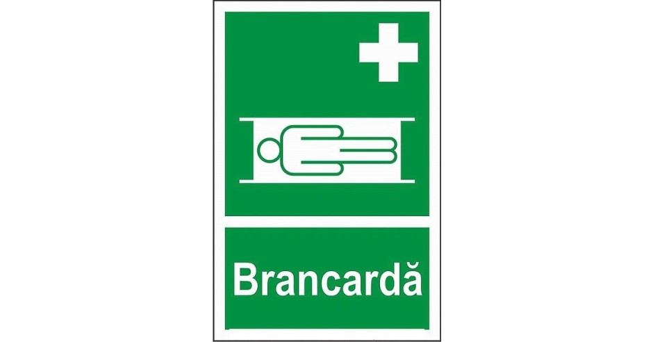 Indicator Brancarda(2) - Semn Protectia Muncii | arhiva Okazii.ro