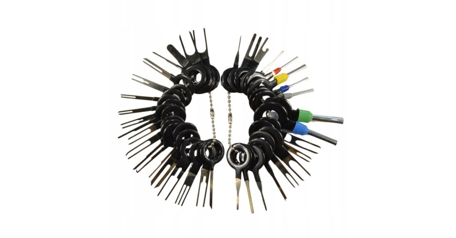 Set 38 chei extractoare deconectare pini mufe conectori electrici auto ...