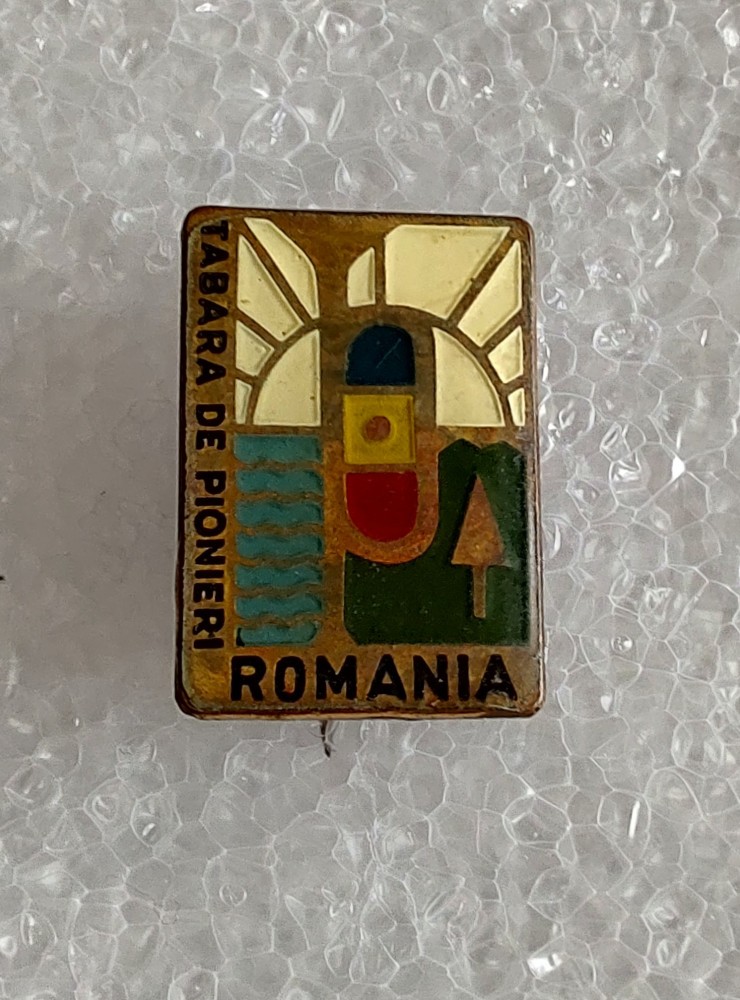 Insigna pionieri - Tabara de pionieri | arhiva Okazii.ro