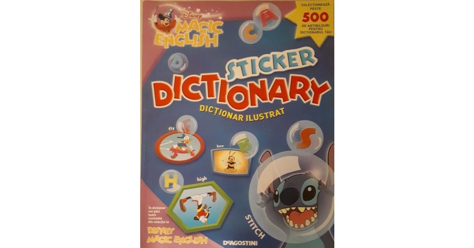 DISNEY MAGIC ENGLISH. STICKER DICTIONARY | arhiva Okazii.ro