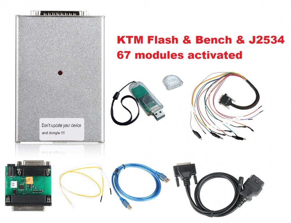 KTM Flash Boot & Bench & OBD Ecu programmer 67 in 1 Full set v1.2 ...