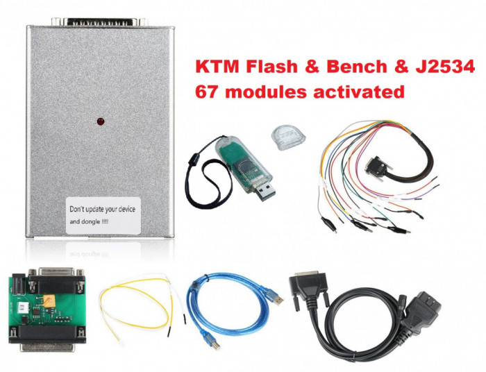 KTM Flash Boot & Bench & OBD Ecu programmer 67 in 1 Full set v1.2 ...