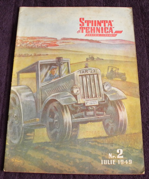 STIINTA SI TEHNICA Nr 2 / 1949 proletcultism, grafica propaganda ...