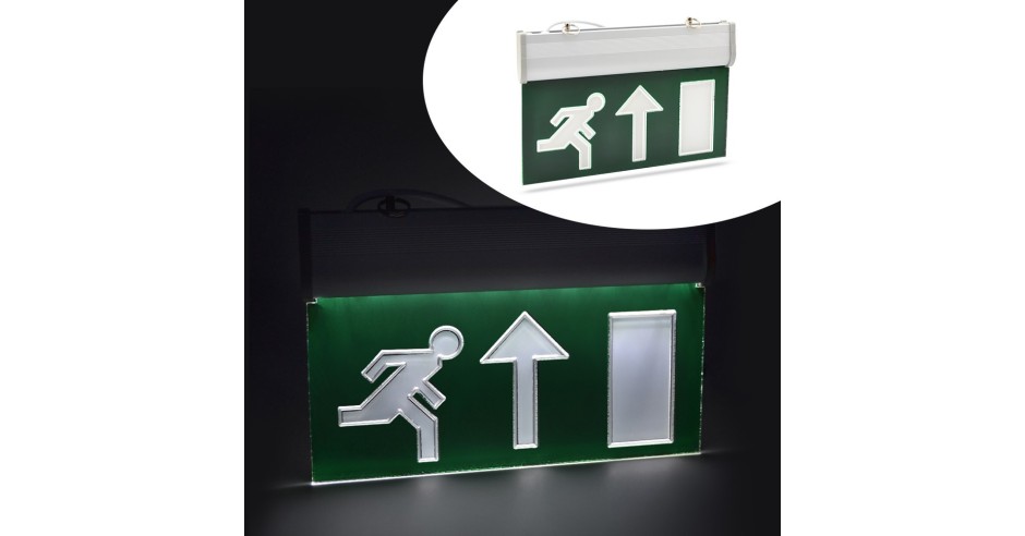 Panou de siguranta LED, semn EXIT sus | arhiva Okazii.ro