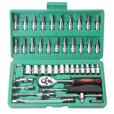 Chei tubulare set 46 de piese, flippy, trusa scule de reparatii auto ...