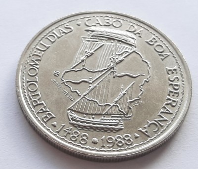 103. Moneda Portugalia 100 escudos 1988 (Bartolomeu Dias), Europa ...