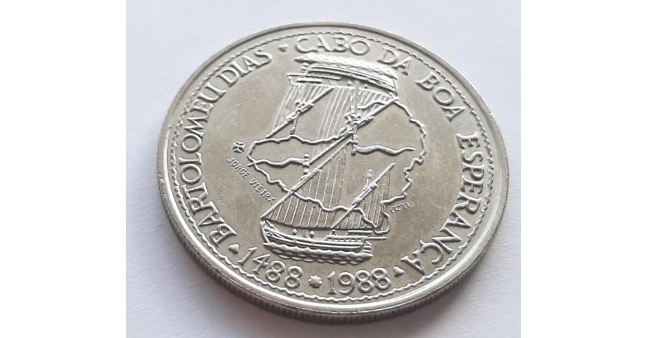 103. Moneda Portugalia 100 escudos 1988 (Bartolomeu Dias), Europa ...