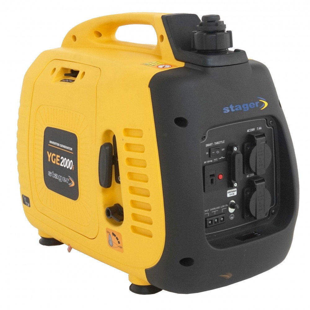 Stager YGE3500Vi Generator digital invertor monofazat, 3kW, benzina ...