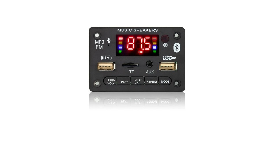 Modul Radio FM MP3 Bluetooth 5.0, Amplificator Audio Stereo 2x40W, 5V ...