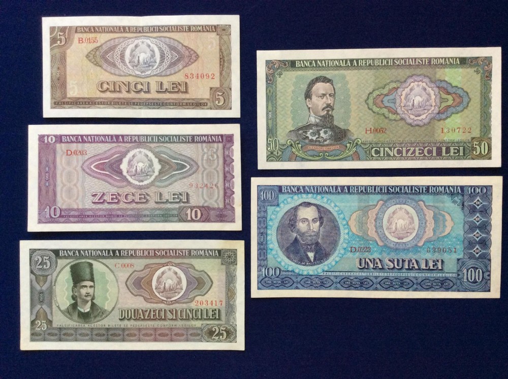 Bancnote Romania - Lot bancnote romane?ti 1966 (starea care se vede ...
