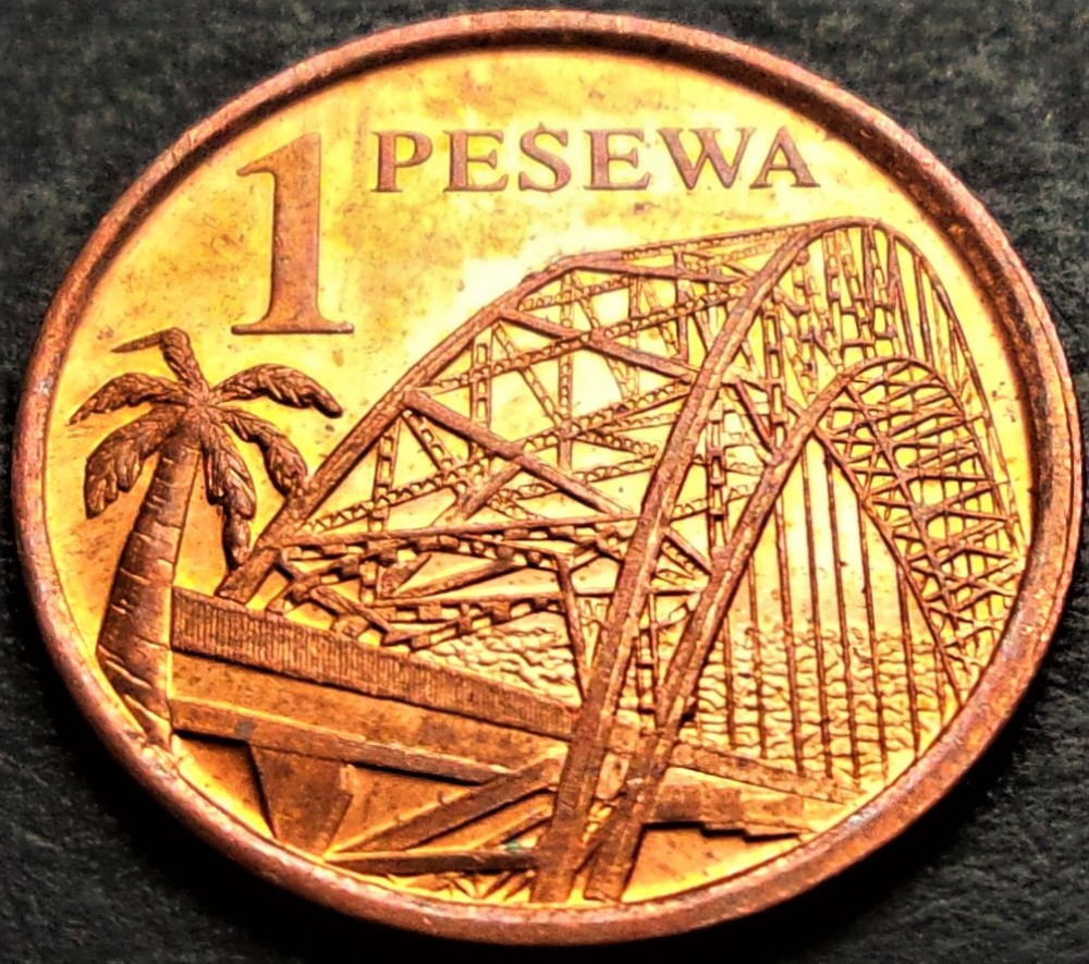 Moneda exotica 1 PESEWA - GHANA, anul 2007 * cod 614 = UNC | arhiva ...