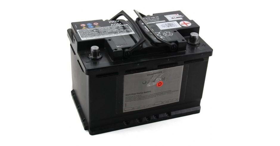 Baterie Oe Volkswagen 68Ah AGM Start-Stop 380 / 680A 7P0915105 ...