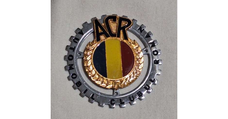 ACR - Automobil Clubul Roman - Medalie superba, placheta rara ...