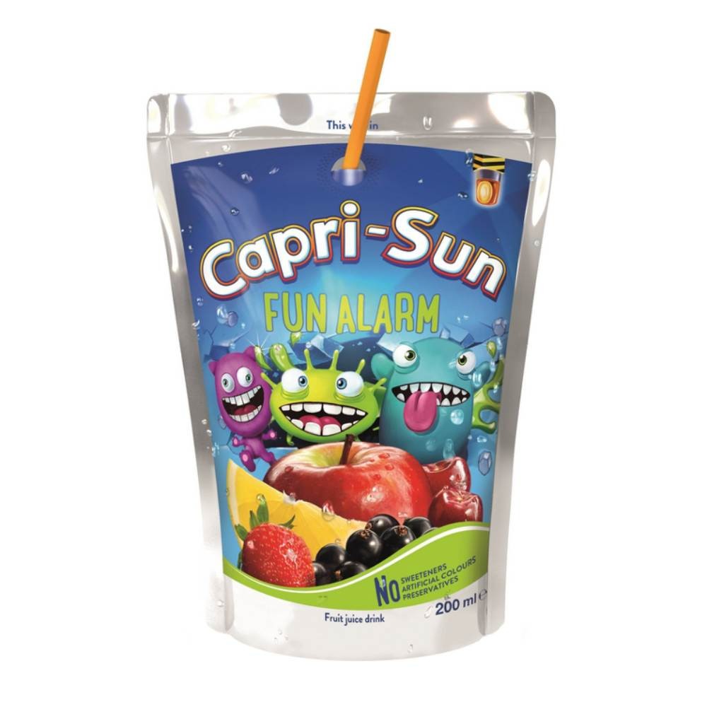Suc cu Pai Capri Sonne Fun Alarm, 200 ml, Suc Pai, Suc Copii, Suc ...