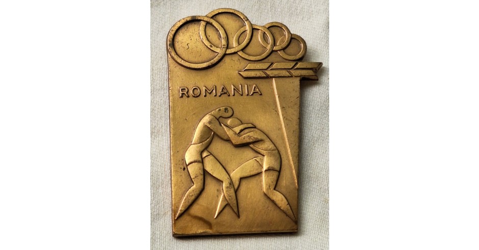 LUPTE GRECO-ROMANE - Campionatul RSR - Divizia A, anul 1970 medalie ...