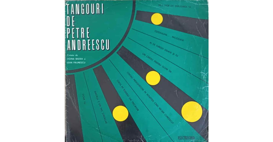 Disc vinil, LP. Tangouri De Petre Andreescu-Petre Andreescu, Jean ...