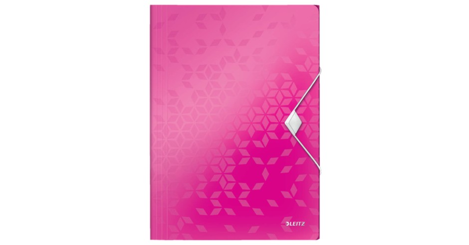 Mapa cu Elastic A4 Leitz Wow, Roz Metalizat, Mapa Proiecte, Mapa ...