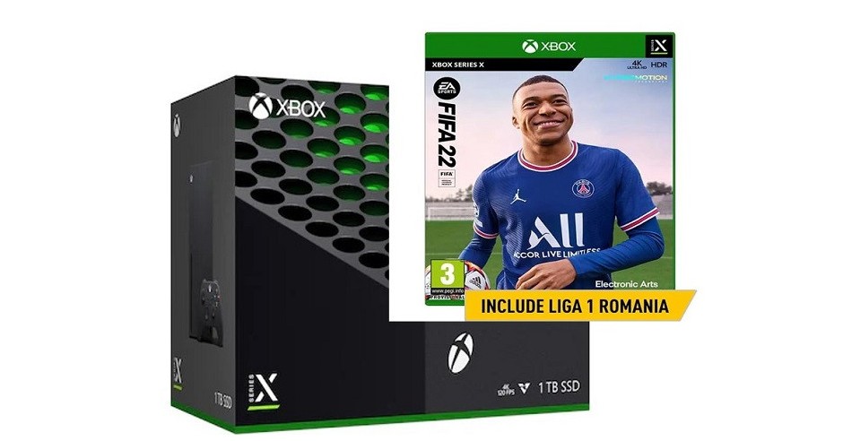 Consola Microsoft Xbox Series X, 1TB, Negru + joc Fifa 22 | arhiva ...