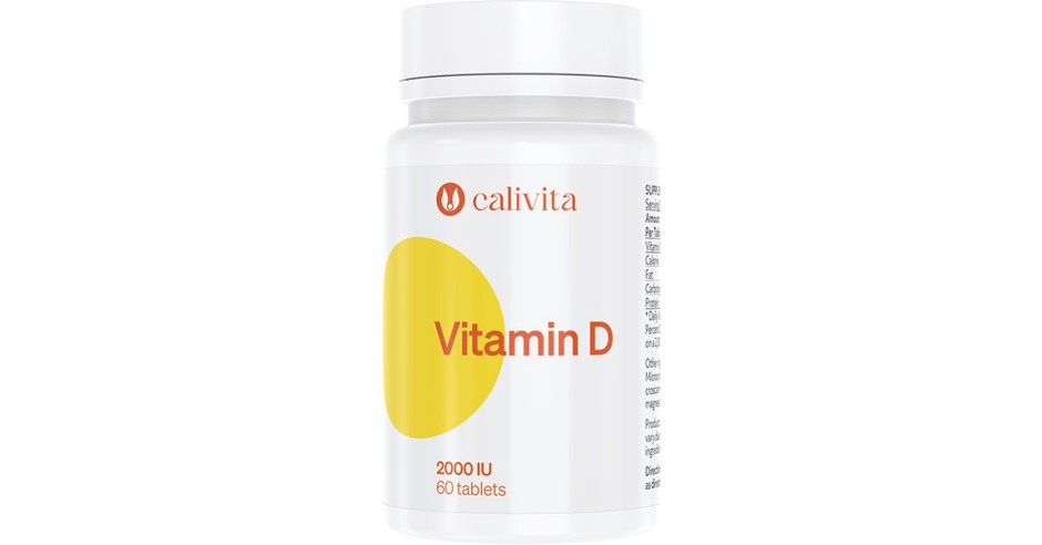 Vitamin D Complex Megadoză de Vitamina D (60 tablete) - Calivita ...