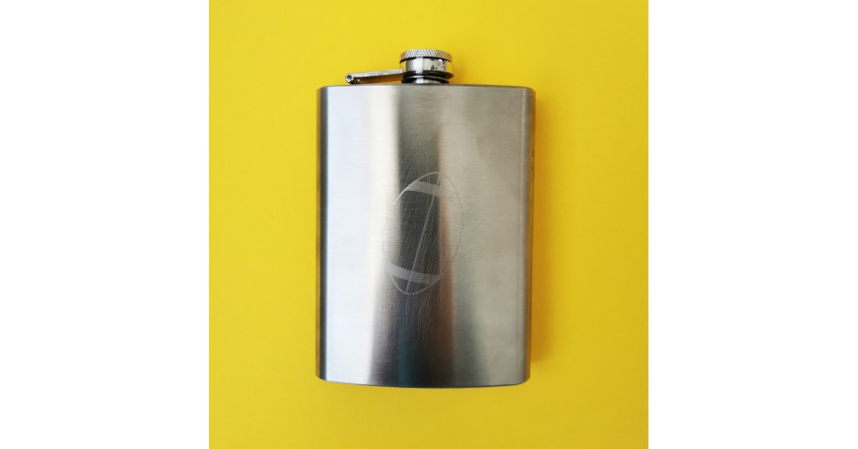 Plosca butelca inox alcool whisky whiskey sticla buzunar 250ml 0.25L ...