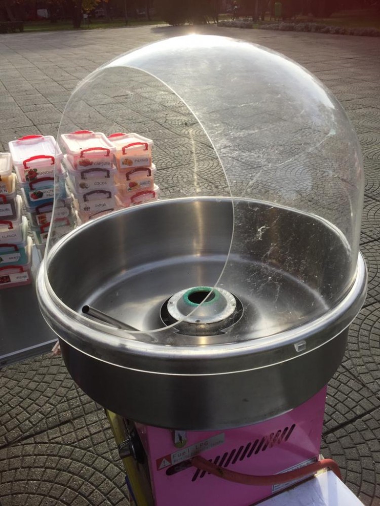 Aparat vata de zahar pe gaz D=52 cm- comert ambulant | arhiva Okazii.ro