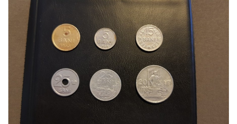 Lot monede romane?ti pentru colec?ie. | arhiva Okazii.ro