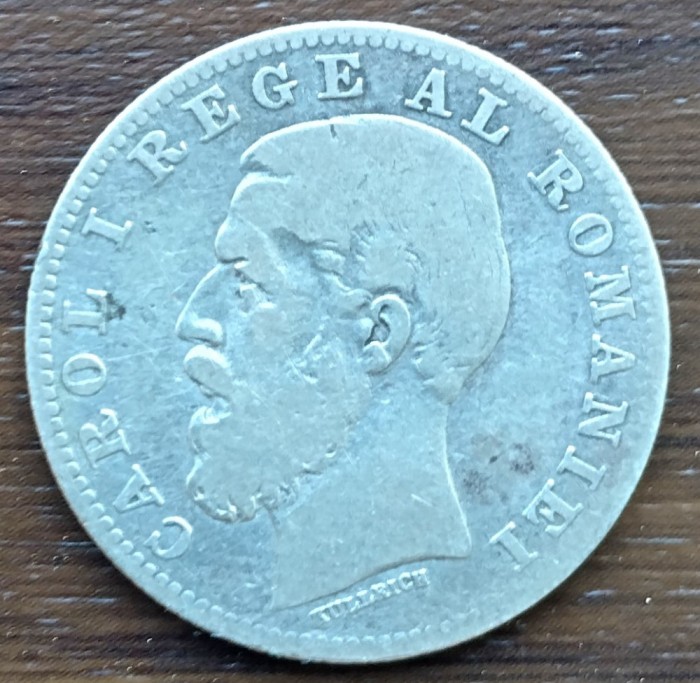 Moneda Romania - 1 Leu 1884 - Argint | Okazii.ro