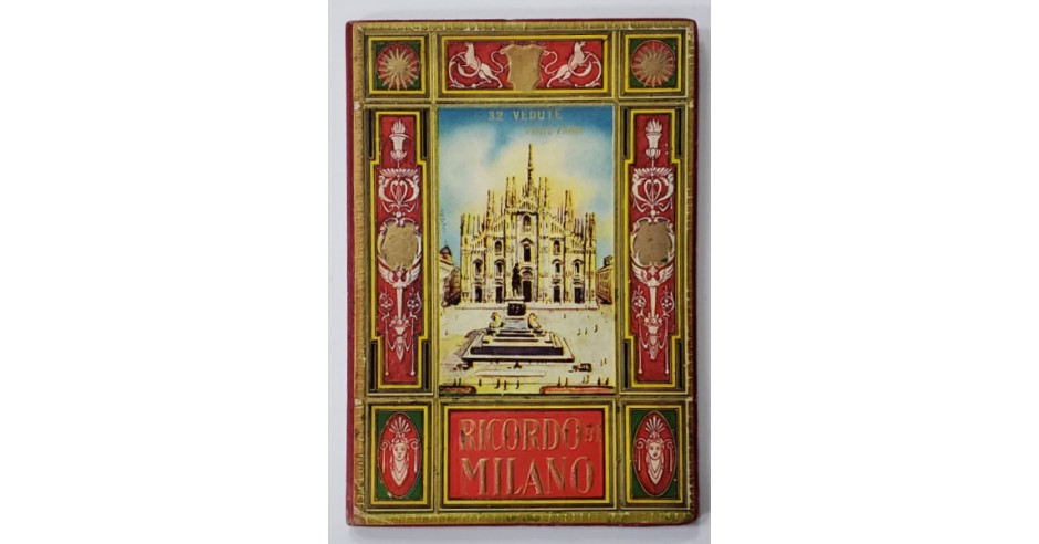 RICORDO DI MILANO , CONTINE 32 DE FOTOGRAFII DE EPOCA , TIP ARMONICA ...