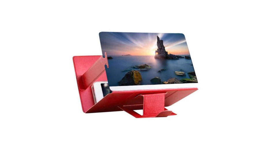 Ecran lupa marire imagine telefon, rosu | Okazii.ro