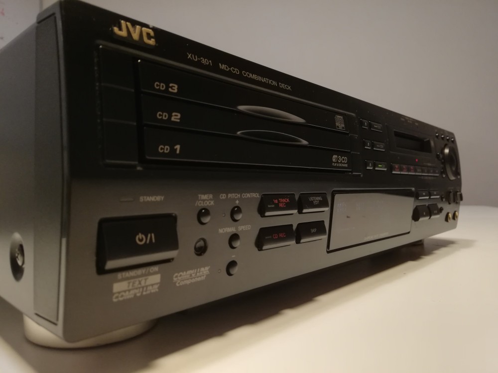 CD Player + Mini Disc - JVC Combination Deck MD - CD model XU - 301BK - Japan | arhiva Okazii.ro