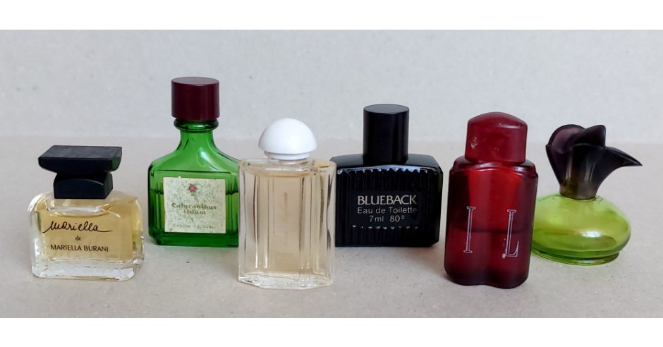 Lot de 6 sticlute mostre de parfum 7ml / 5 au continutul original ...