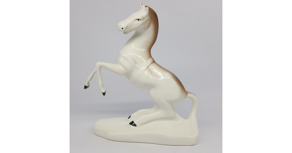 Cal - bibelou portelan romanesc vechi, vintage | arhiva Okazii.ro