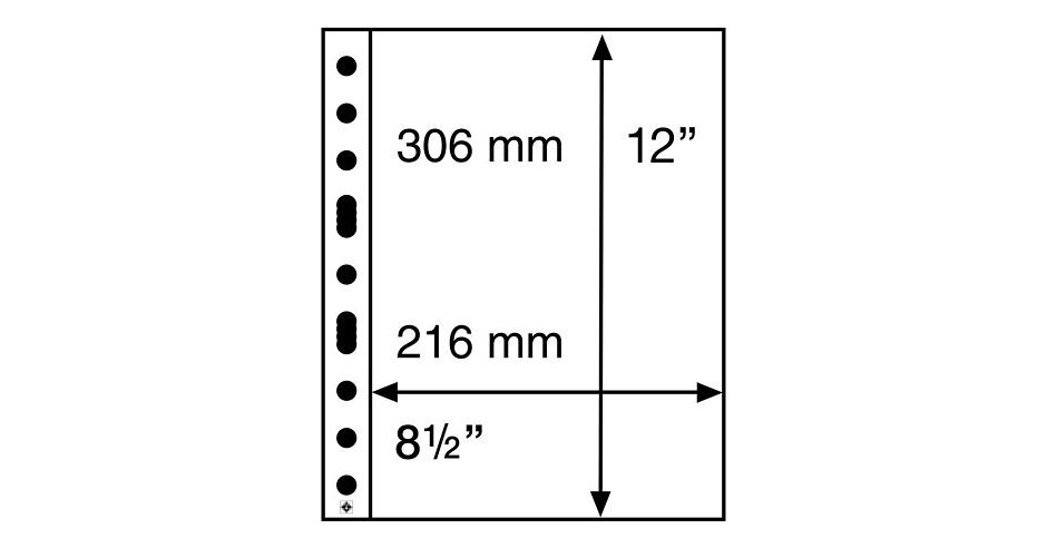 Pachet 50 folii transparente bancnote, Grande cod SH312, format A4, 1C ...