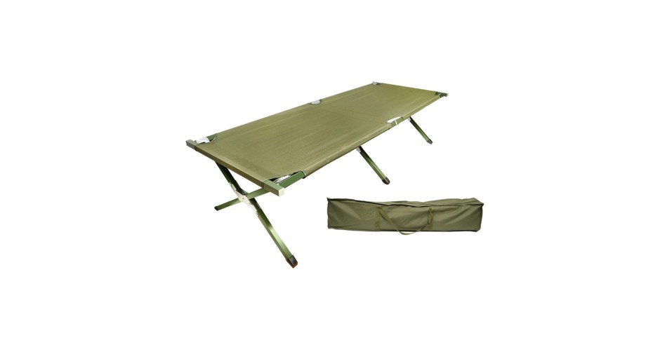 Pat Sezlong Pliabil Metalic 120kg Camping Cort Pescuit | Okazii.ro