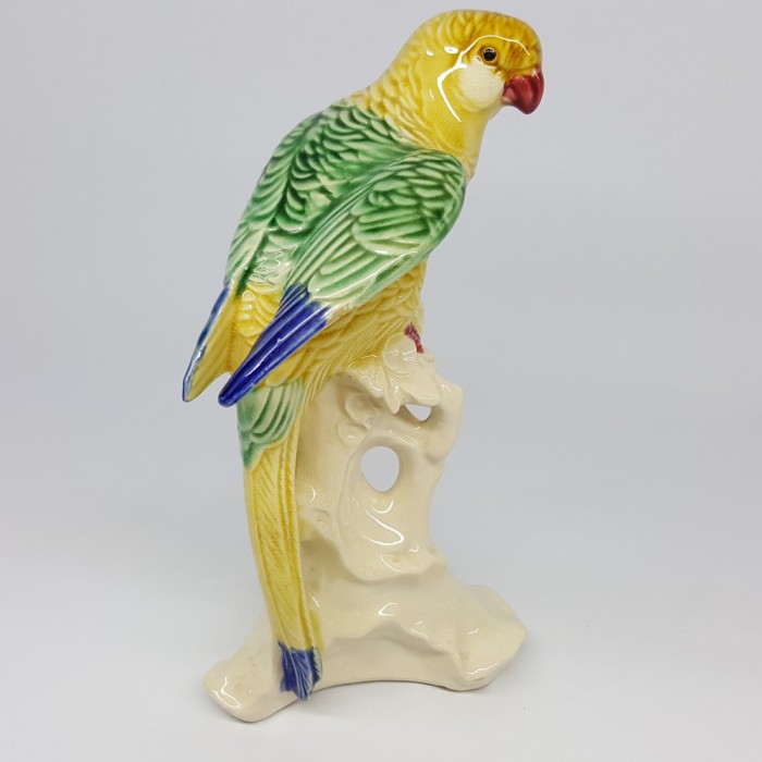 Bibelou (RAR) portelan chinezesc vintage, vechi, anii 1970 - Papagal ...