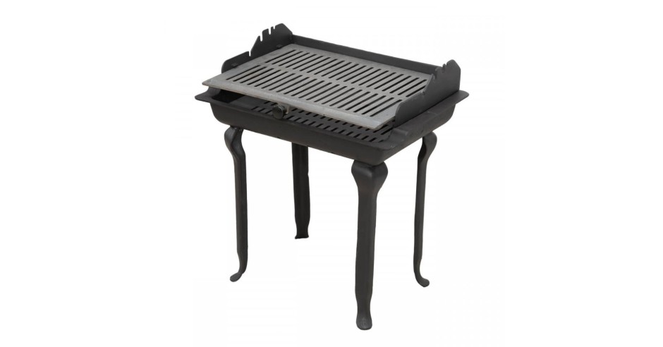 Gratar de gradina, confectionat integral din fonta, 48?35 cm | arhiva ...