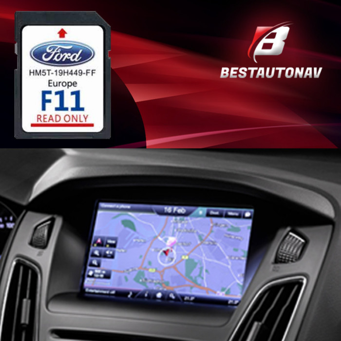Card navigatie Ford Sync2 F11 Focus Fiesta C-Max Mondeo Europa Romania ...