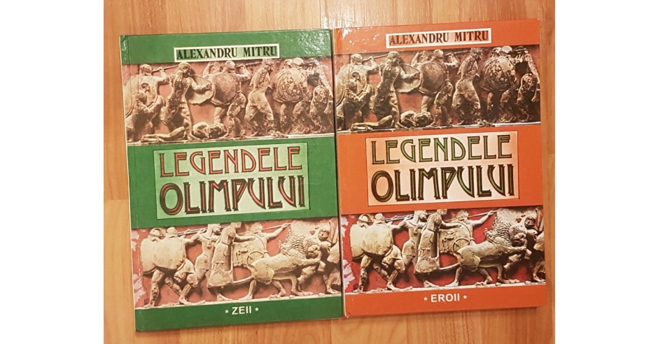 Legendele Olimpului Eroii + Zeii de Alexandru Mitru. Cartonate (2 vol.) | arhiva Okazii.ro