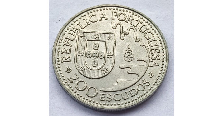 444. Moneda Portugalia 200 escudos 1993 (Tanegashima), Europa | Okazii.ro