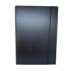 Mapa din Carton cu Elastic, 245x320x30 mm, Max. 300 Coli, Neagra, Mapa ...