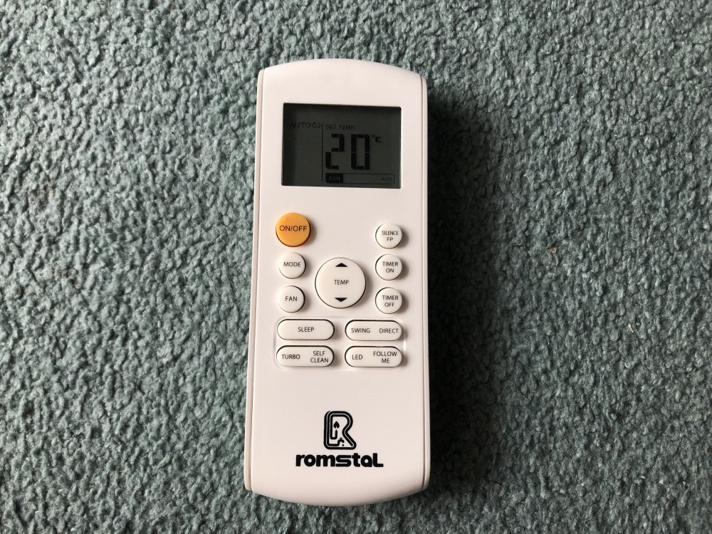 Telecomanda AC Aer Conditionat Romstal Originala TYPE: RG57A6/BGEF ...