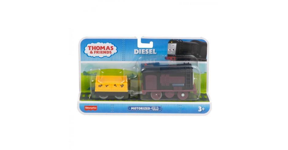 Thomas & Friends Diesel Locomotiva Motorizata Mattel + Vagon ...