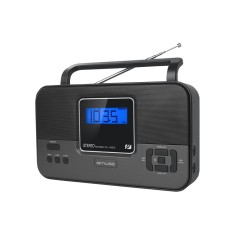Radio Portabil MUSE M-087 R, Functii de Ceas, Alarma si Somn, LED ...